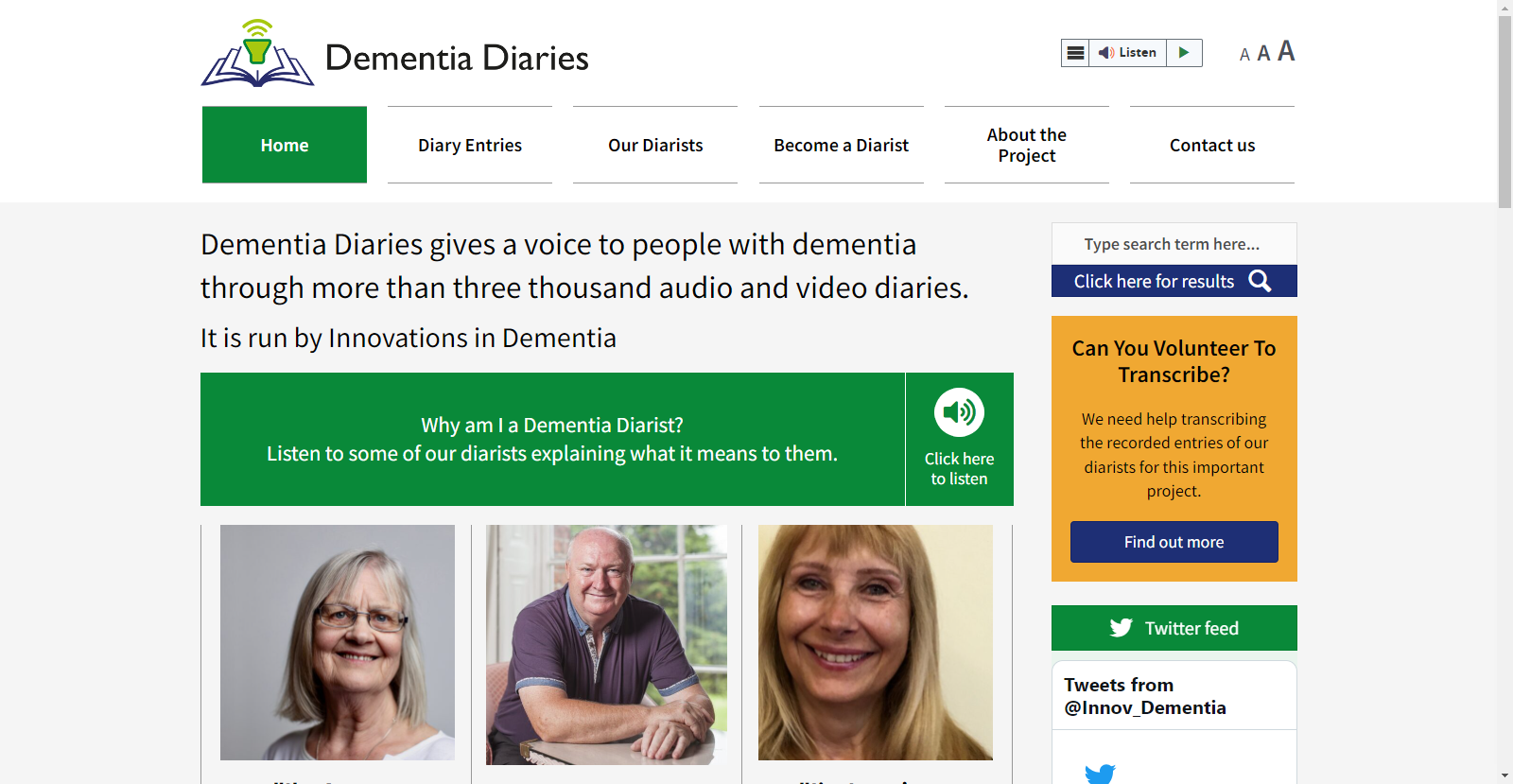 Dementia Diaries - Somerset Dementia Wellbeing Service